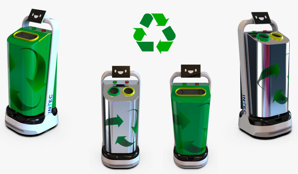 Recobot - Robot Contenedor de Residuos - Intec Robots