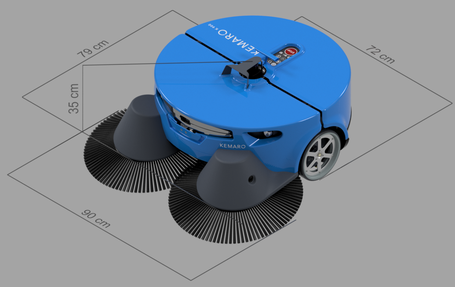 K900 - Robot Limpieza - Barredora - Aspiradora - Intec Robots